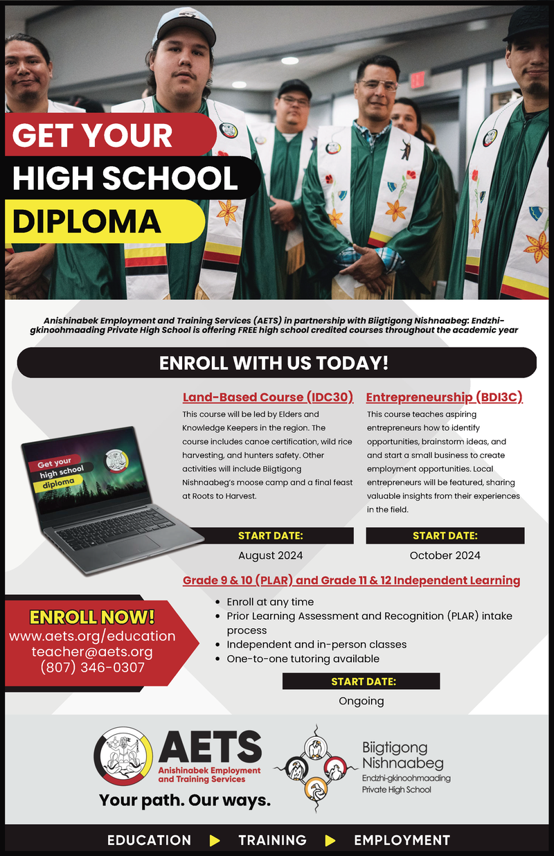 Anishinabek Employment & Training Services - Continuing Education